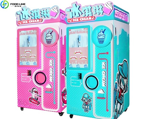 Soft Serve Ice Cream Vending Machine | 24/7 Smart Operation